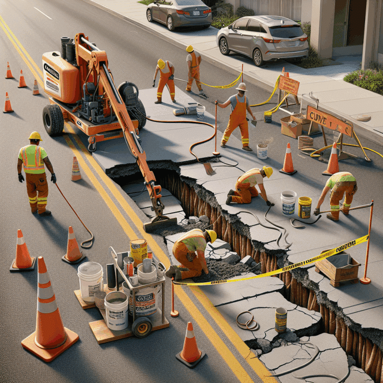 Quick Guide to Curb Concrete Lifting Mud Dog Jacking